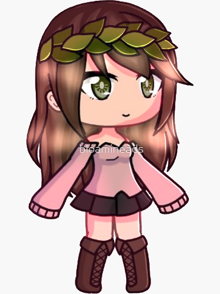 "Gacha Life - Cute Gacha Girl -" Sticker for Sale by bloamineads ...