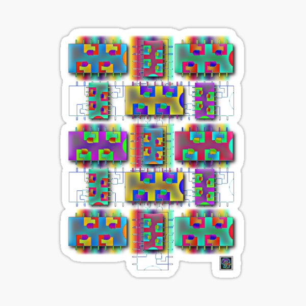 ""Electronic Circuit Logic Gates"©" Sticker by LisaCClark | Redbubble