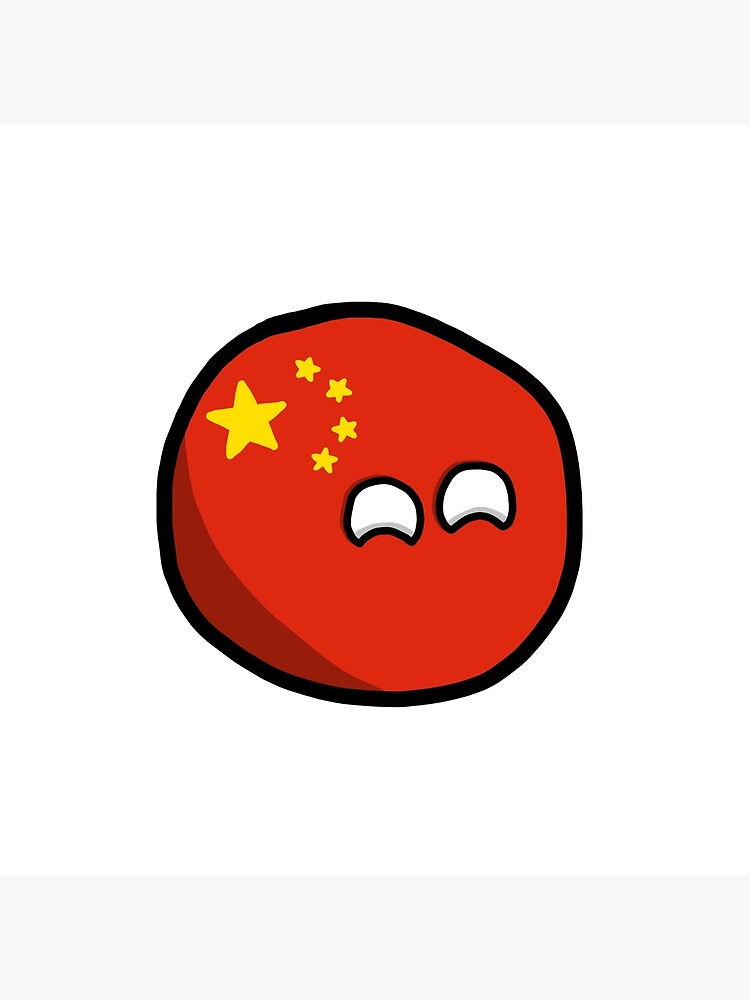 "Simple chinese hand-drawn countryball" Art Board Print for Sale by ...