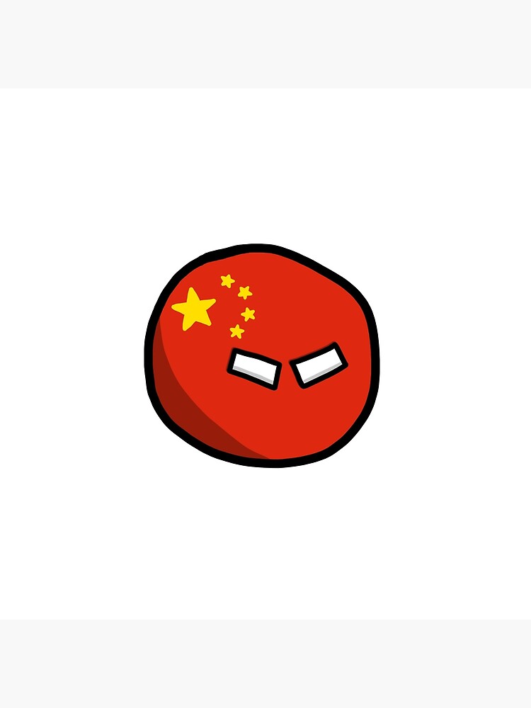 "Simple chinese hand-drawn countryball" Art Board Print for Sale by ...