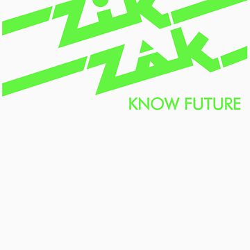 "Zik Zak - The Sticker" Sticker for Sale by LurkingGrue | Redbubble