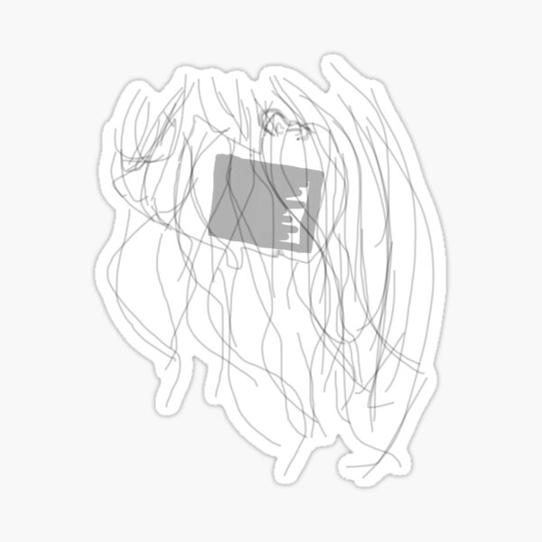 "Faceless" Sticker by vforvery | Redbubble