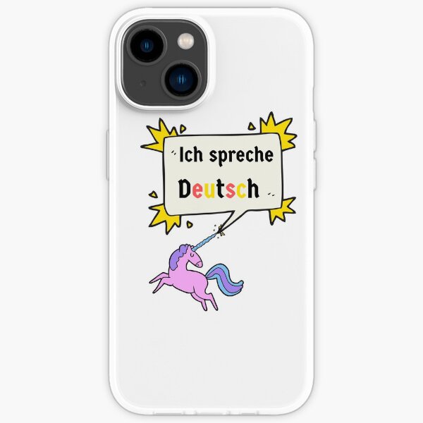 "Unicorn I Speak German Ich spreche Deutsch" iPhone Case for Sale by ...