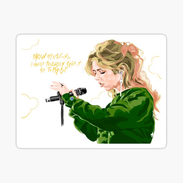 "clairo" Sticker for Sale by ludocavalieri | Redbubble