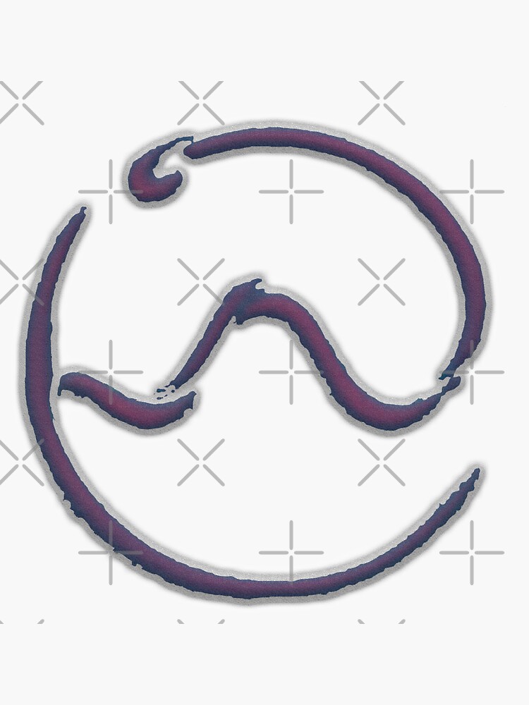 "Chromatica Symbol Purple" Sticker for Sale by oxoxoxo | Redbubble