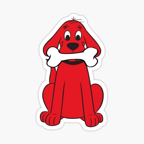 Clifford The Big Red Dog Stickers | Redbubble