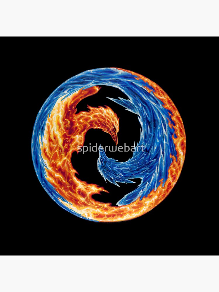 "Fire and Ice - Art by Greg Hildebrandt" Sticker for Sale by ...