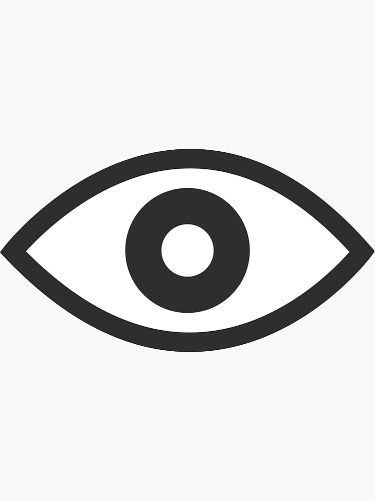 "Always Watching" Sticker for Sale by sorryforthewait | Redbubble