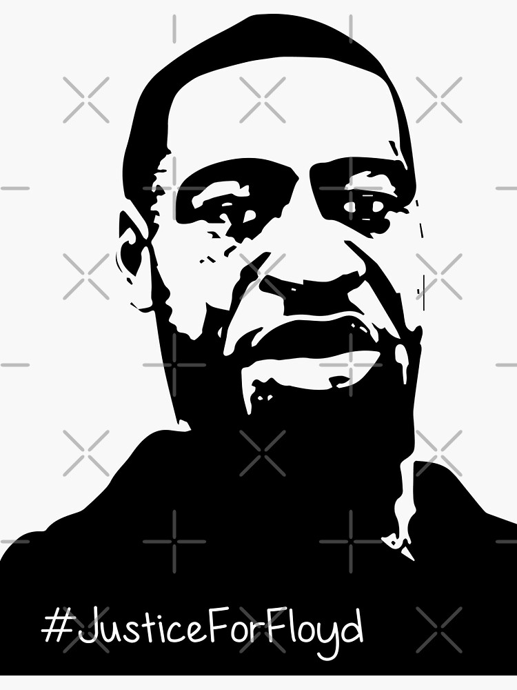 "George Floyd" Sticker for Sale by l7rach2 | Redbubble