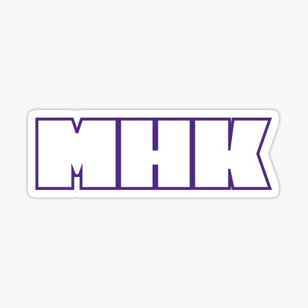 "MHK" Sticker by elohelaye | Redbubble