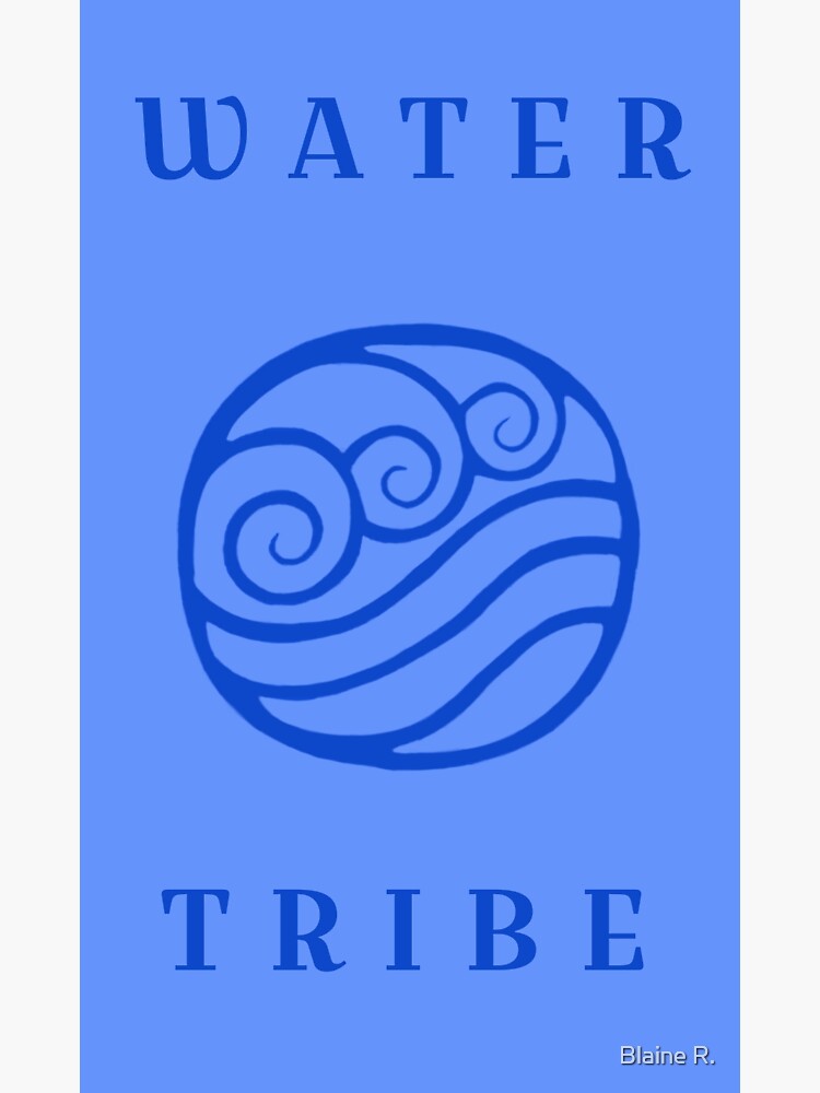 "Avatar The Last Airbender: Water Tribe" Sticker by BlaineEdits | Redbubble