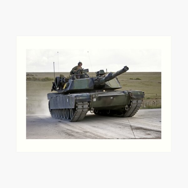 "M1A1 Abrams Main Battle Tank" Art Print by AndyHkr | Redbubble