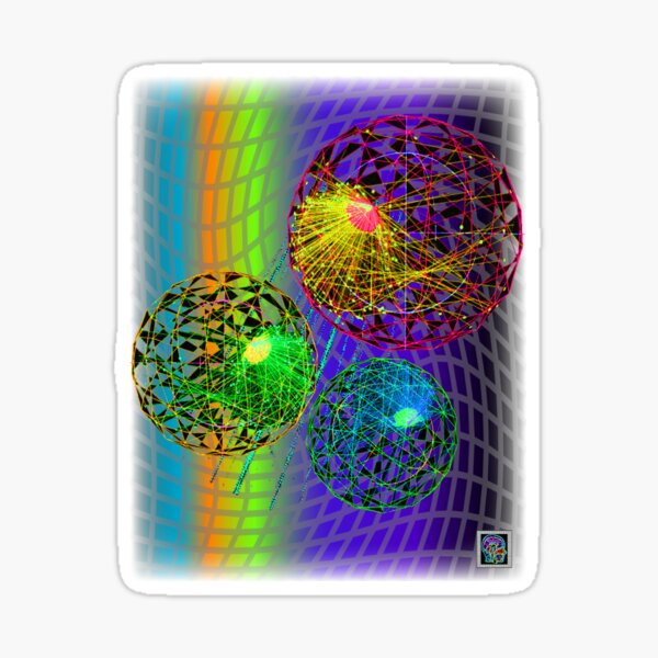 ""96703210 Neutrino Alpha Particles"©" Sticker for Sale by LisaCClark ...