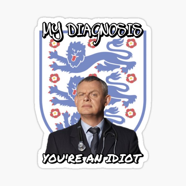 "Doc Martin 2020" Sticker for Sale by Custom-Heraldry | Redbubble