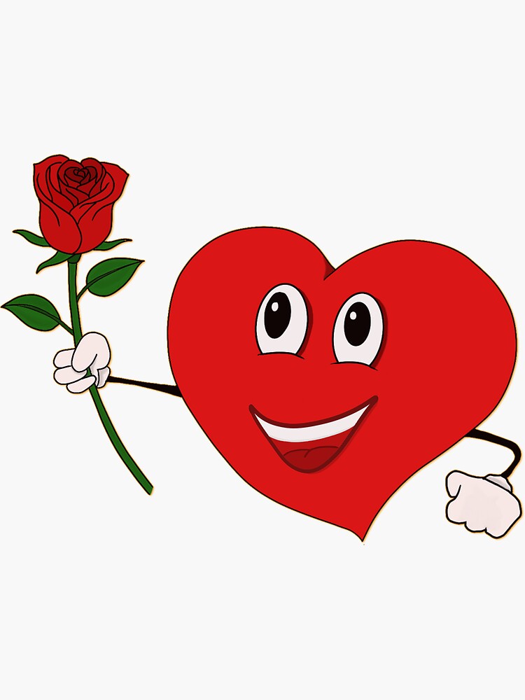 "I Love You, Rose Gift from Heart " Sticker for Sale by Tamarage ...