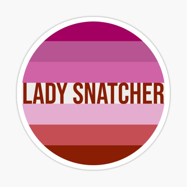 "Lady Snatcher - Lesbian Pride Flag" Sticker for Sale by gayestshop ...