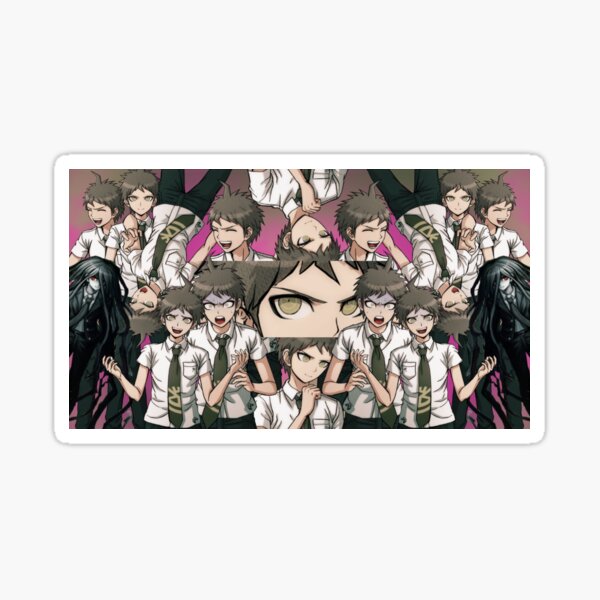 "HAJIME HINATA" Sticker by Rainbow-T-Knife | Redbubble