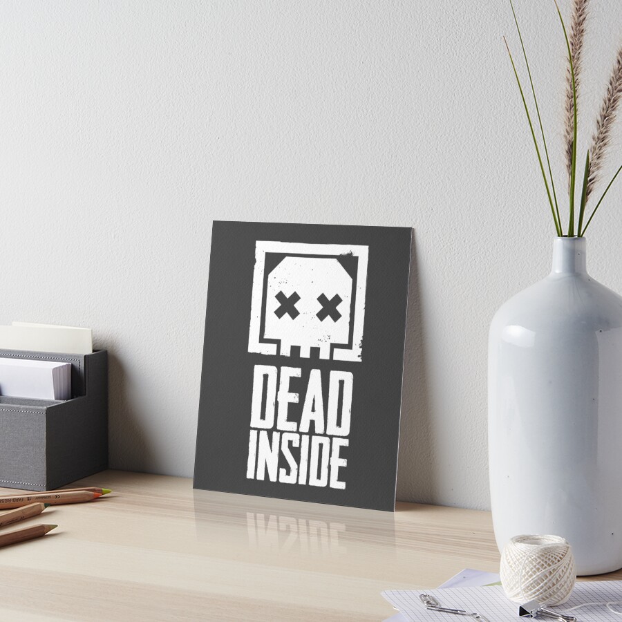 "Apex Legends - Funny Death Box Logo Dead Inside" Art Board Print by ...