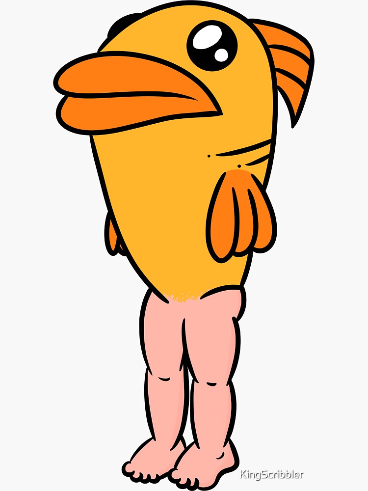 "Inverse Opposite Inverted Reverse Mermaid" Sticker by KingScribbler ...