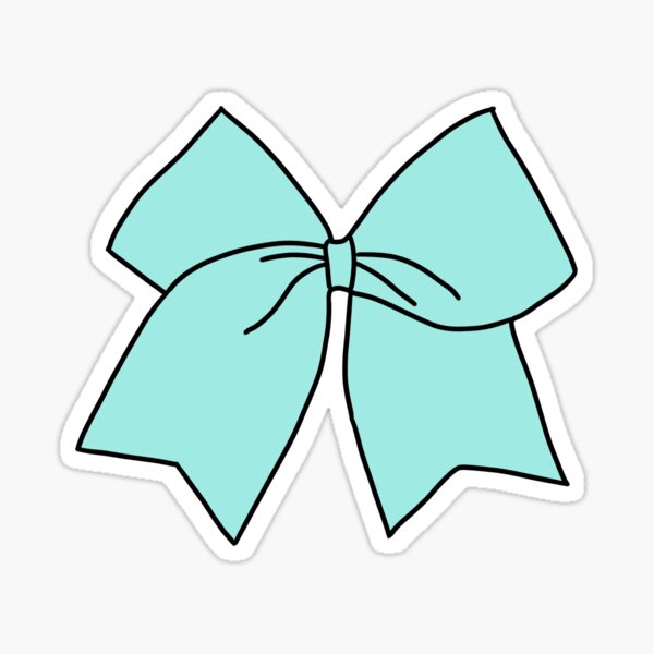 Cheer Bow Stickers | Redbubble