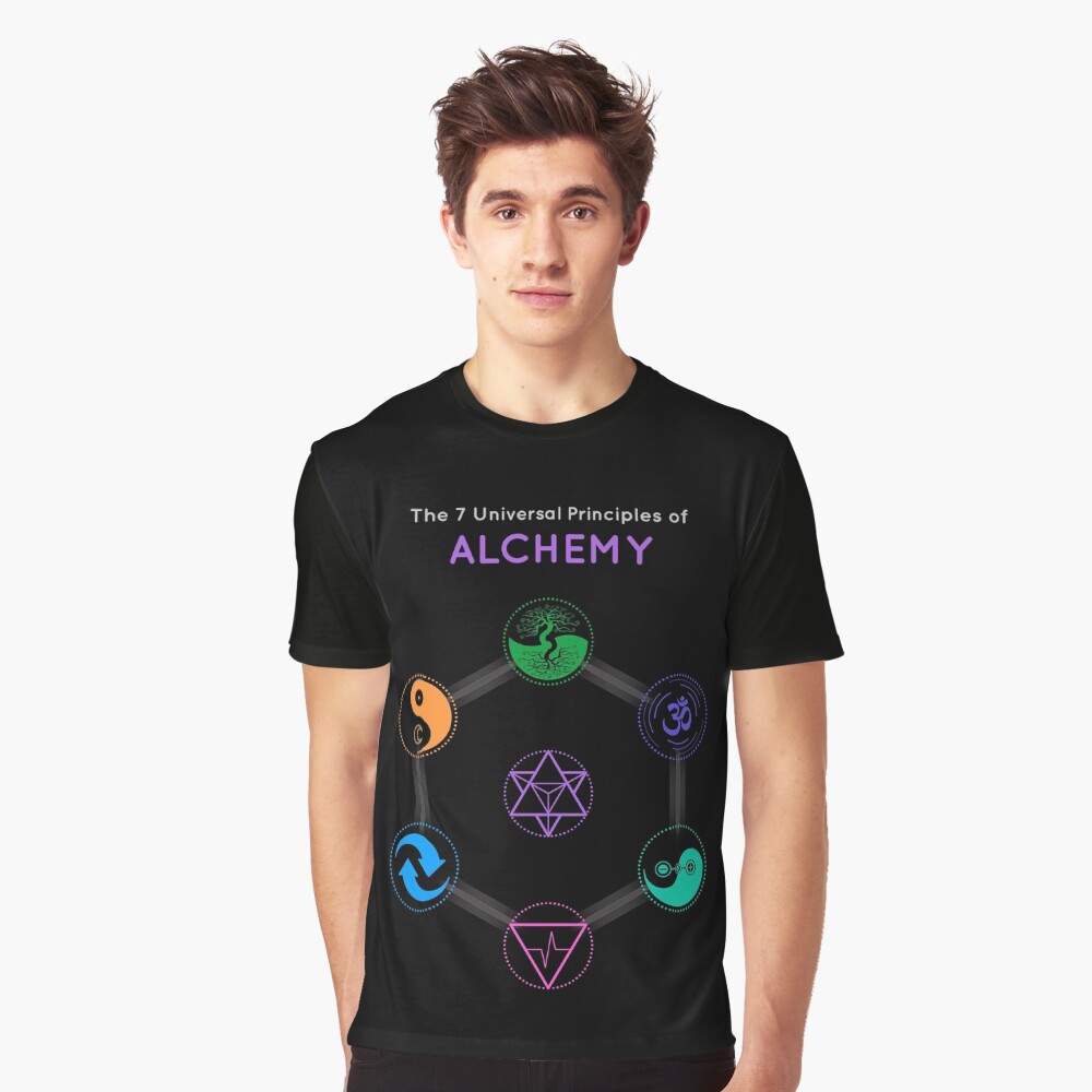 "The 7 Universal Principles of Alchemy - Shee Symbols" Art Board Print ...
