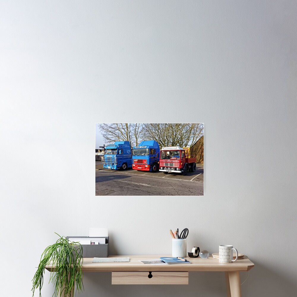 "Classic Commercial Lorries " Poster for Sale by AndyHkr | Redbubble
