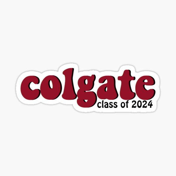 "Colgate University Class of 2024" Sticker for Sale by mayaf08 | Redbubble