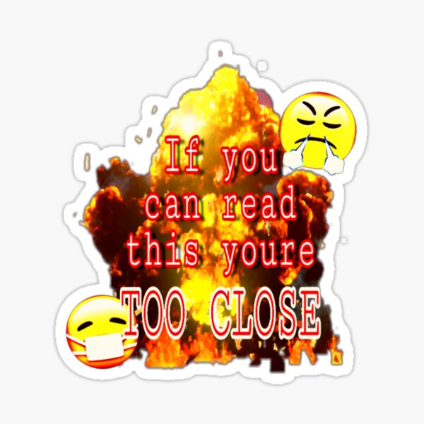 "Social Distancing Meme" Sticker for Sale by Piper-and-Leave | Redbubble