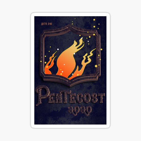 "Pentecost 2020" Sticker for Sale by junglequeen | Redbubble