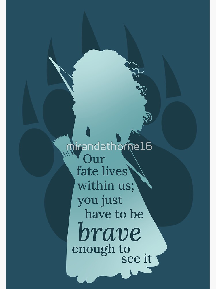 "Brave Merida" Sticker for Sale by mirandathorne16 | Redbubble