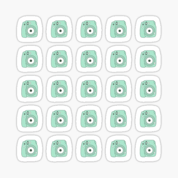 "Mini camera vsco green aesthetic" Sticker by OkihanaShop | Redbubble