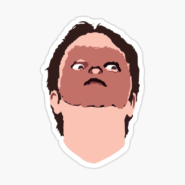 "Dwight " Sticker by FutureSpace | Redbubble