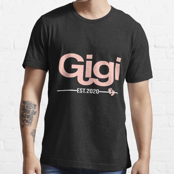 "Gigi Est.2020 Gift For New Grandmas Gigi Gifts" T-shirt by Verve ...