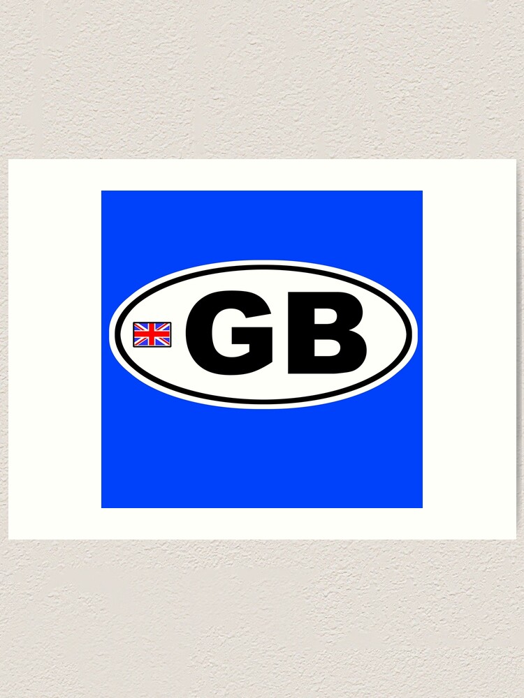 "GB - GREAT BRITAIN - BUMPER STICKER" Art Print by Calgacus | Redbubble
