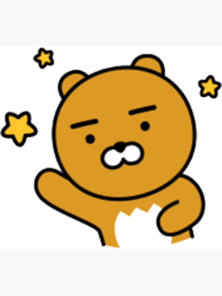 "KakaoTalk Friends Hello! Ryan (카카오톡 라이언)" Art Print for Sale by ...