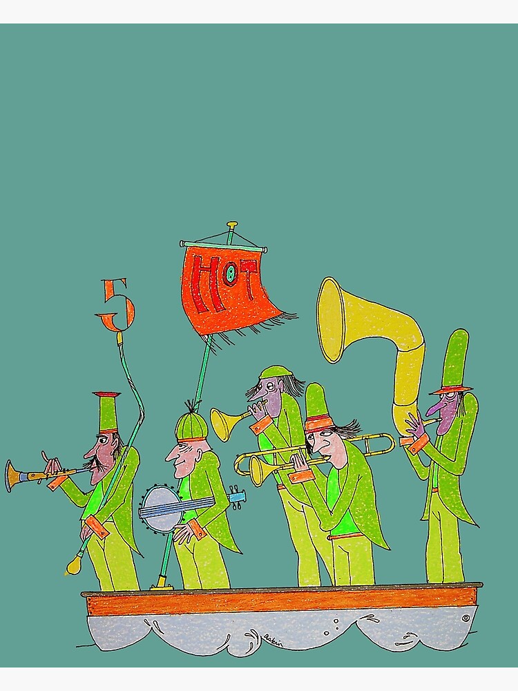 "The New Hot Five" Poster by FloatingRock | Redbubble