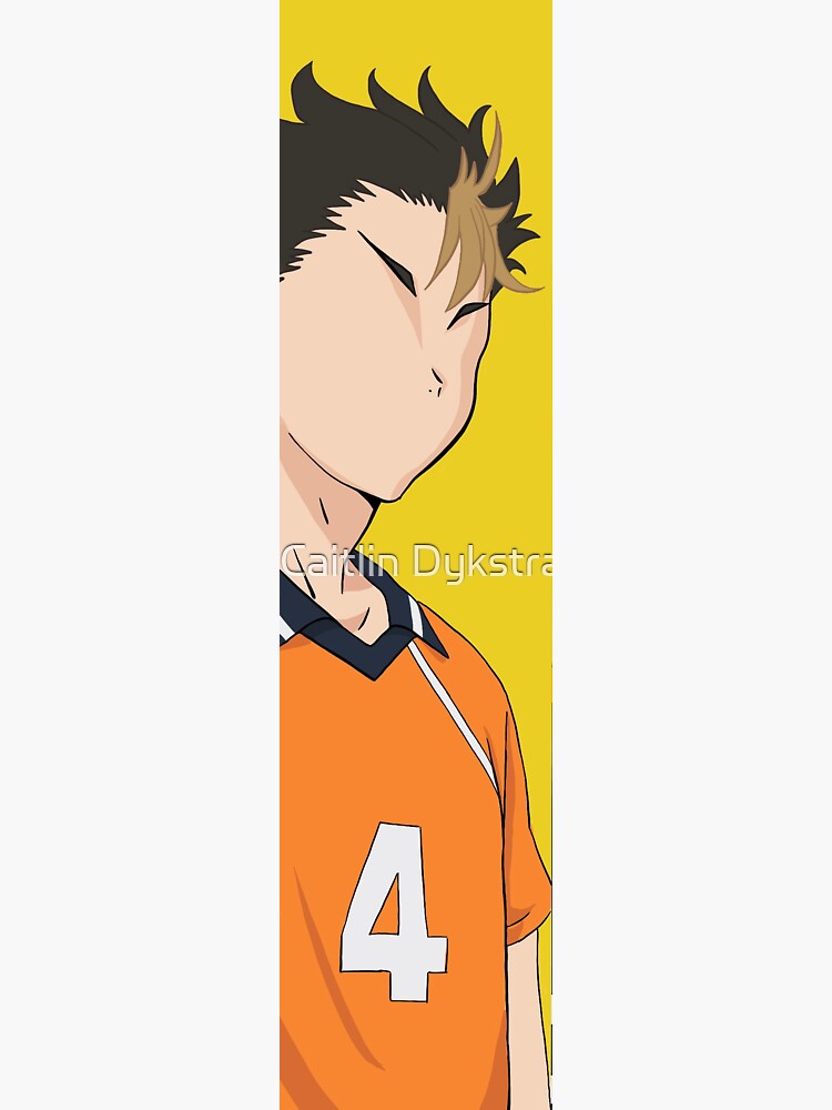Haikyuu Nishinoya Sticker By The Caitlin Art Redbubble