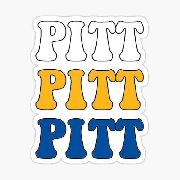 University Of Pitt Stickers | Redbubble