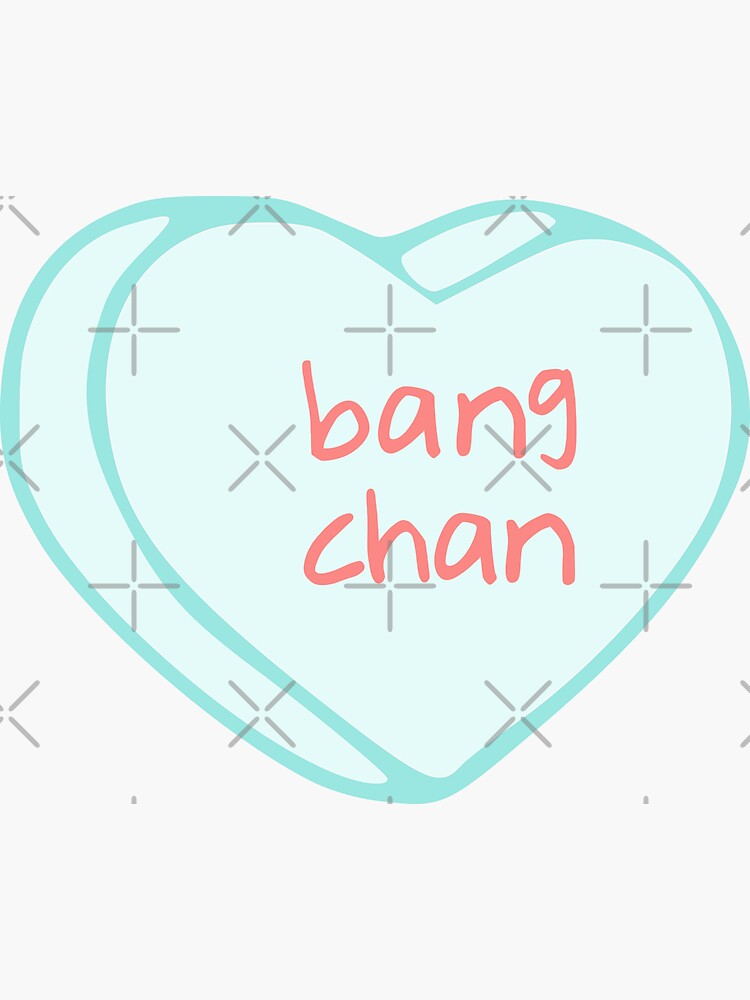 "Stray Kids Bang Chan Heart" Sticker by SKZLyrics | Redbubble