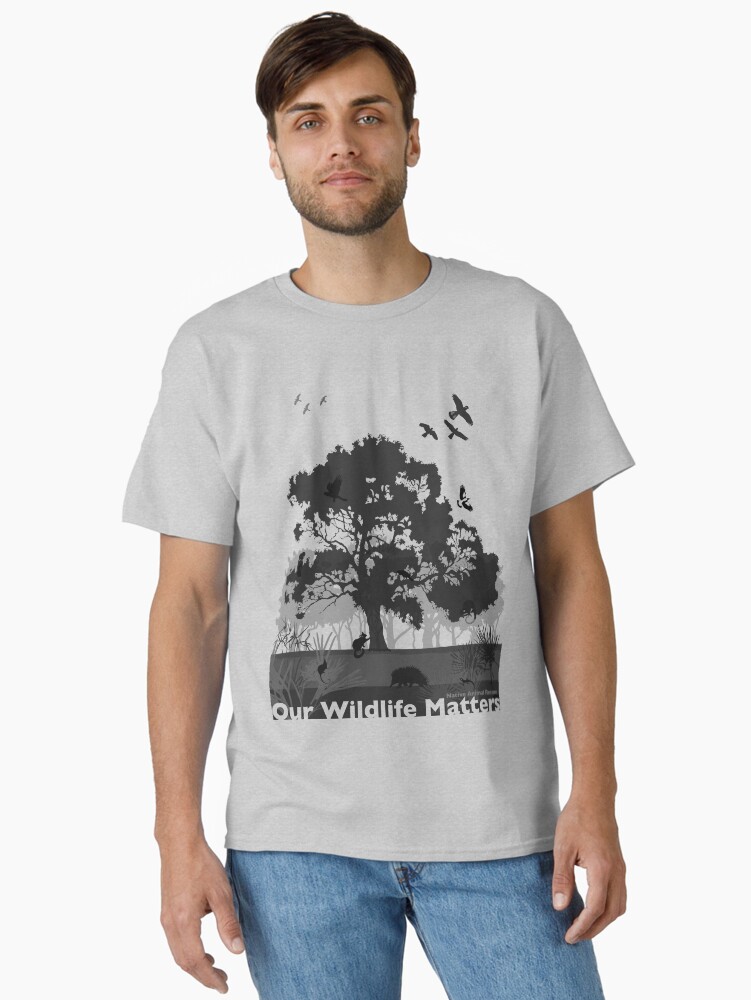 "Our Wildlife Matters - Support Native Animal Rescue" Classic T-Shirt ...