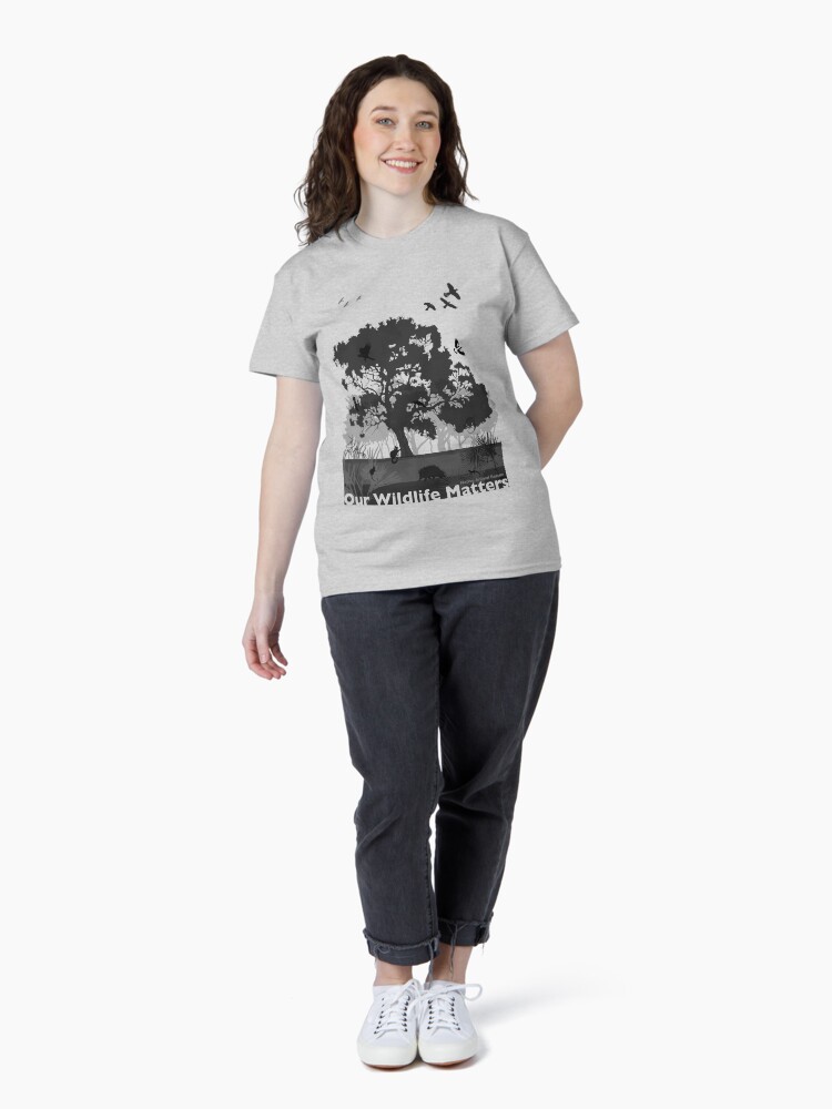 "Our Wildlife Matters - Support Native Animal Rescue" Classic T-Shirt ...