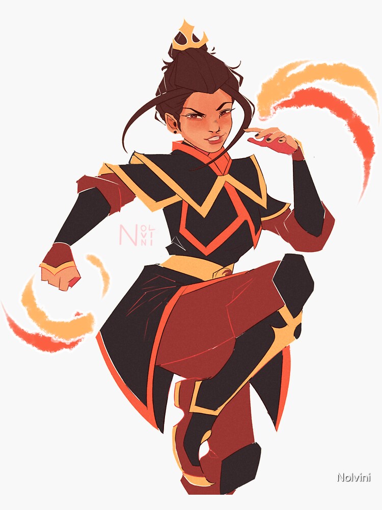 "Azula" Sticker for Sale by Nolvini | Redbubble