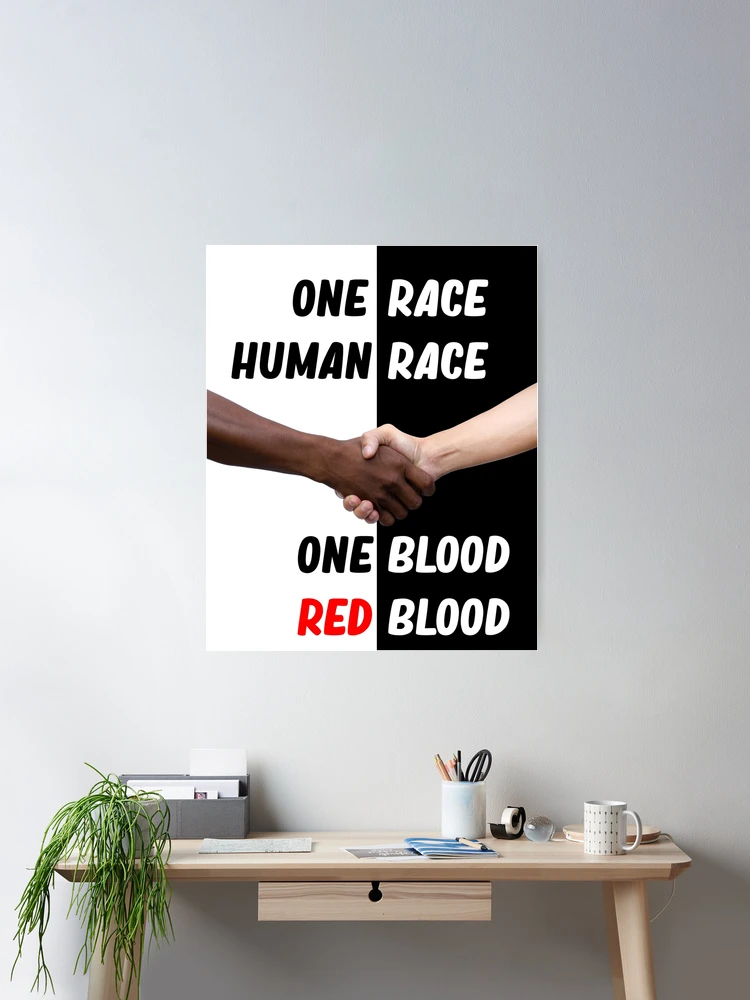 One Human Race Poster One Race The Retailer Human Race Poster