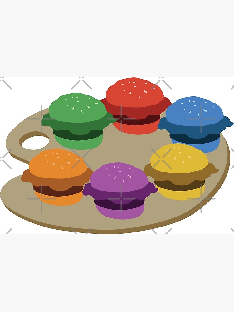 "Pretty Patty Spongebob Palette" Poster for Sale by ordainedegg | Redbubble