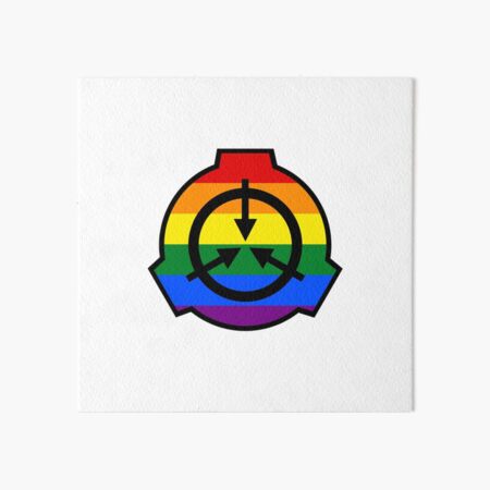 "SCP LGBT Pride Logo (6 Stripe Version)" Art Board Print for Sale by ...