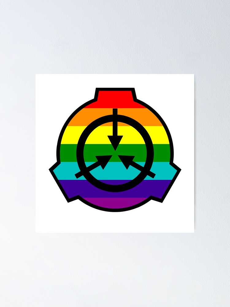 "SCP LGBT Pride Logo (7 Stripe Version)" Poster by GillyTheGhillie ...