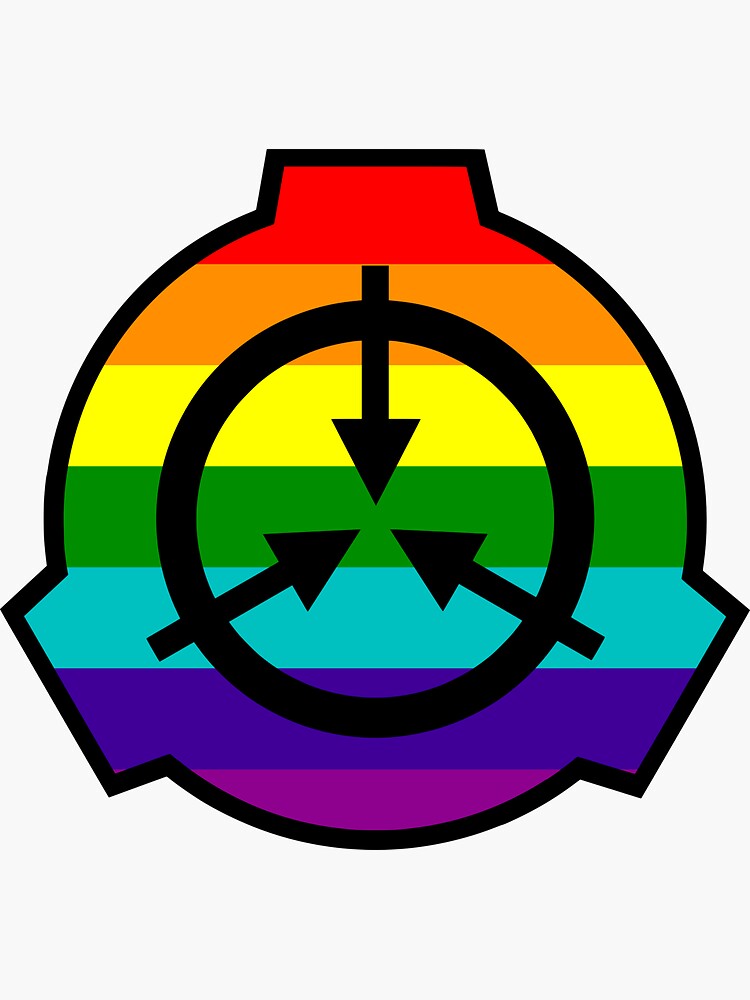 "SCP LGBT Pride Logo (7 Stripe Version)" Sticker for Sale by ...