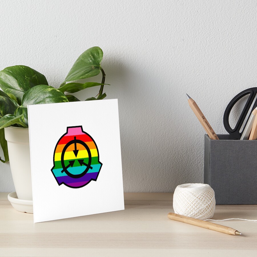 "SCP LGBT Pride Logo (8 Stripe Version)" Art Board Print for Sale by ...