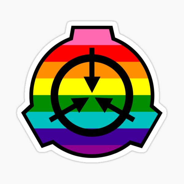 "SCP LGBT Pride Logo (8 Stripe Version)" Sticker for Sale by ...