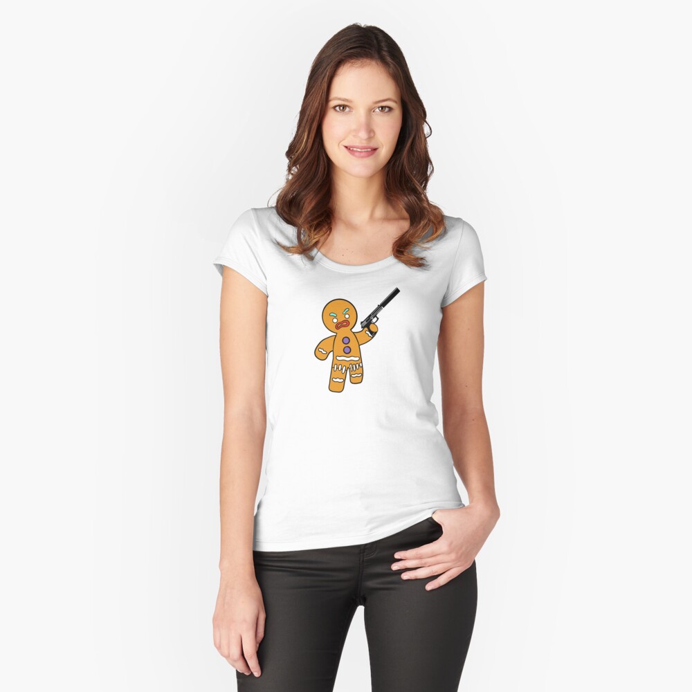 "Gingerbread Man Attack" Sticker for Sale by KonoClast | Redbubble